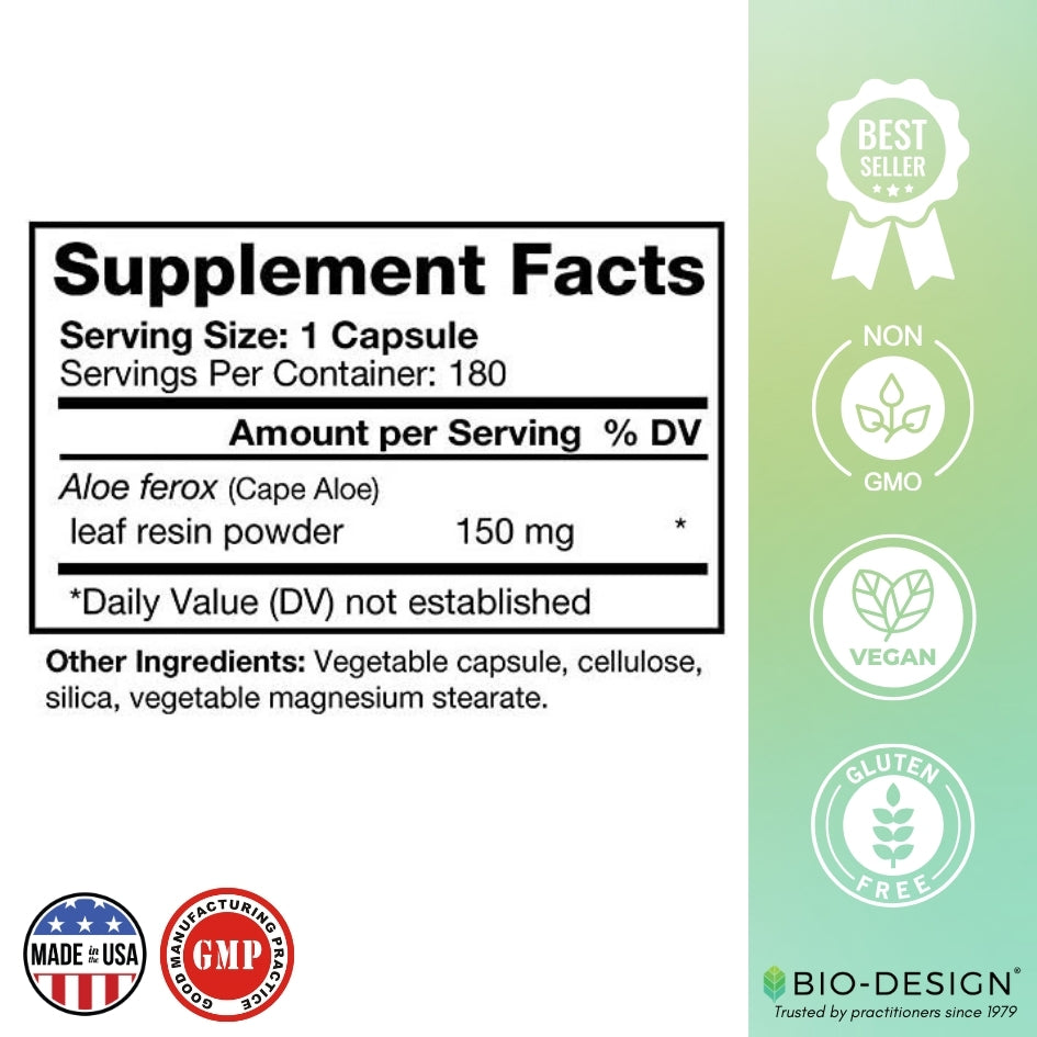 Aloe Lax 150 - Natural Herbal Laxative – Bio-Design Supplements