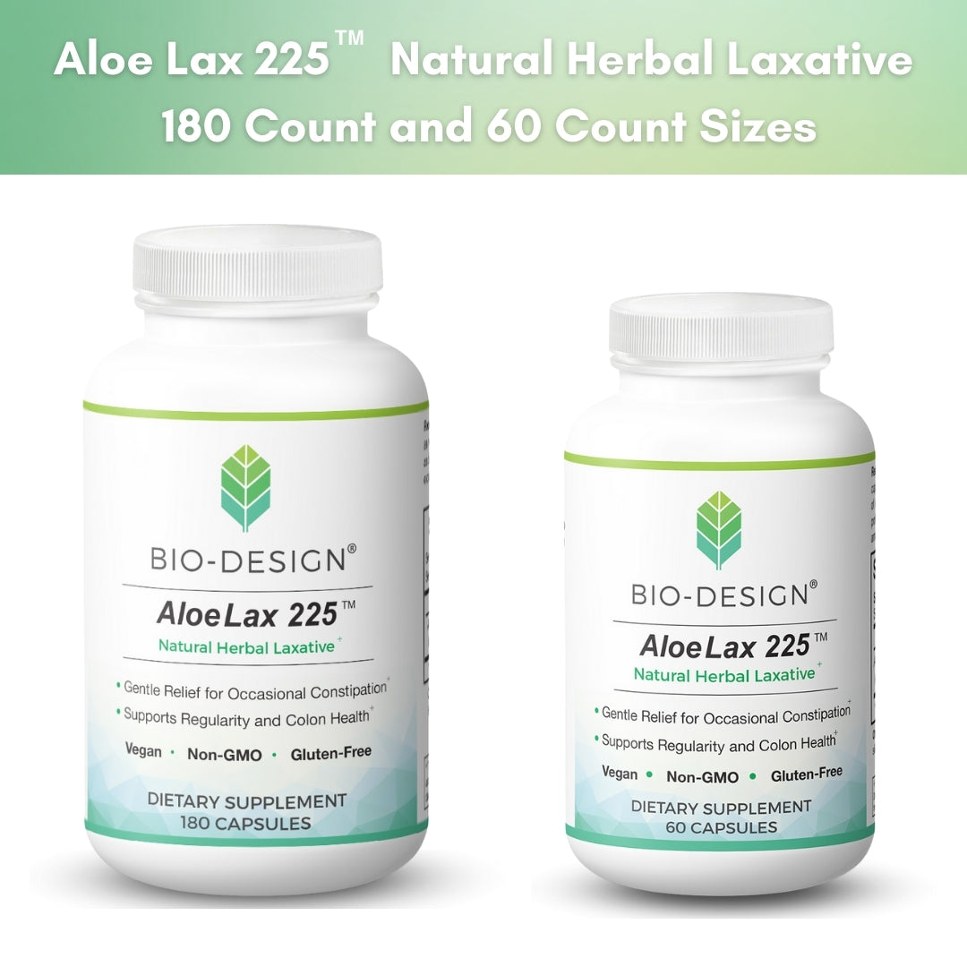 Aloe Lax 225 - Natural Herbal Laxative – Bio-Design Supplements