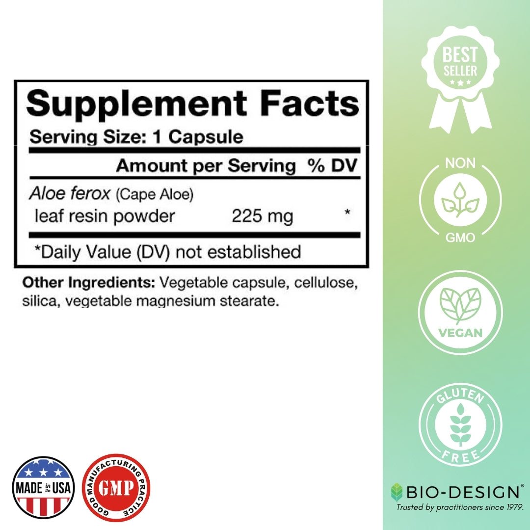 Aloe Lax 225 - Natural Herbal Laxative – Bio-Design Supplements